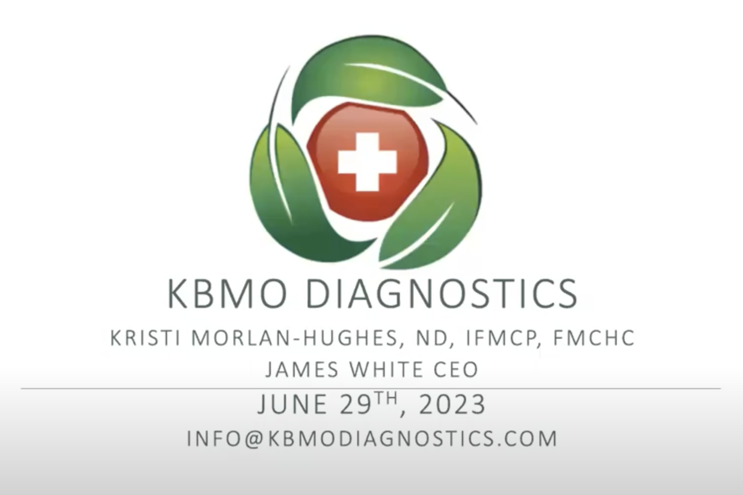 KBMO Case Studies with Dr. Kristi Morlan-Hughes - KBMO Diagnostics